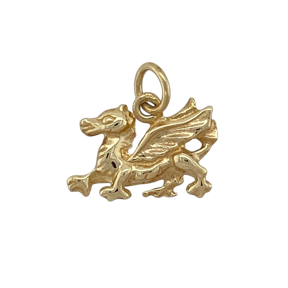 9ct Gold Welsh Dragon Pendant – Gold Reserves Jewellers
