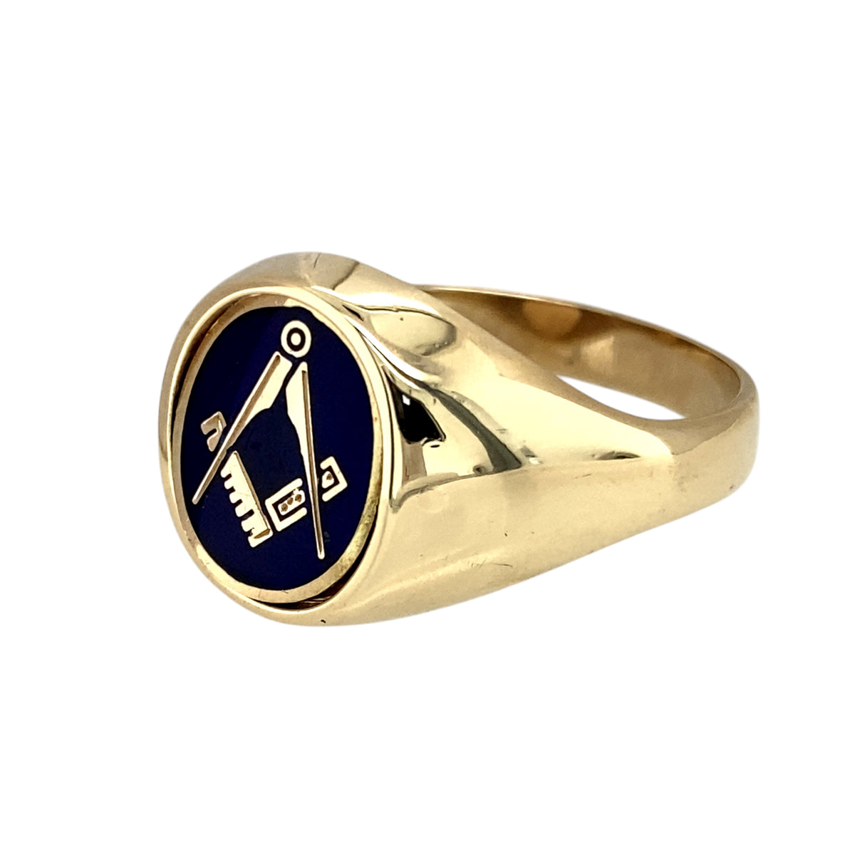 9ct Gold Masonic Swivel Oval Signet Ring – Gold Reserves Jewellers